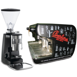 Professional Barbera branded espresso Machine - 2 Groups + Grinder ...